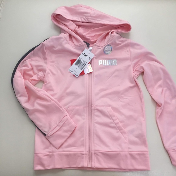 Puma | Jackets & Coats | Puma Cute Pink Sparkly Jacket | Poshmark
